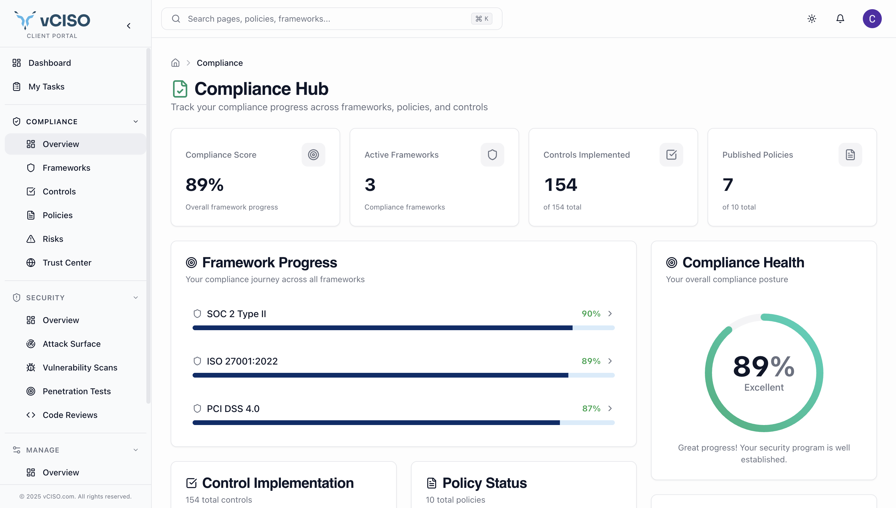 vCISO.com - Elite Virtual CISO Services | Async Security Leadership